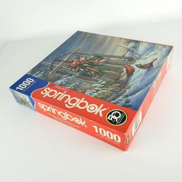 Springbok | Games | Springboks Christmas 00 Piece Jigsaw Puzzle Winter ...